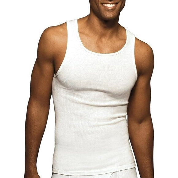 Hanes | Shirts | Hanes Tagless Tanks Small 3436 White 7 Pack | Poshmark